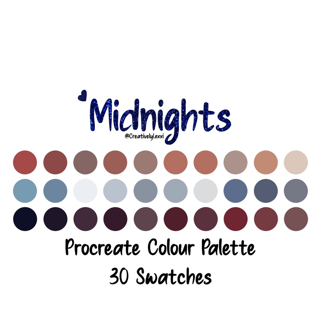 Procreate Color Palette, Procreate Swatches, Procreate Art, iPad ...