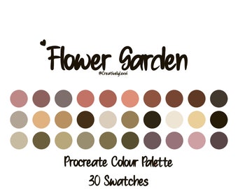 Procreate Color Palette Fluffy Candy Clouds Shades Swatches Bright ...