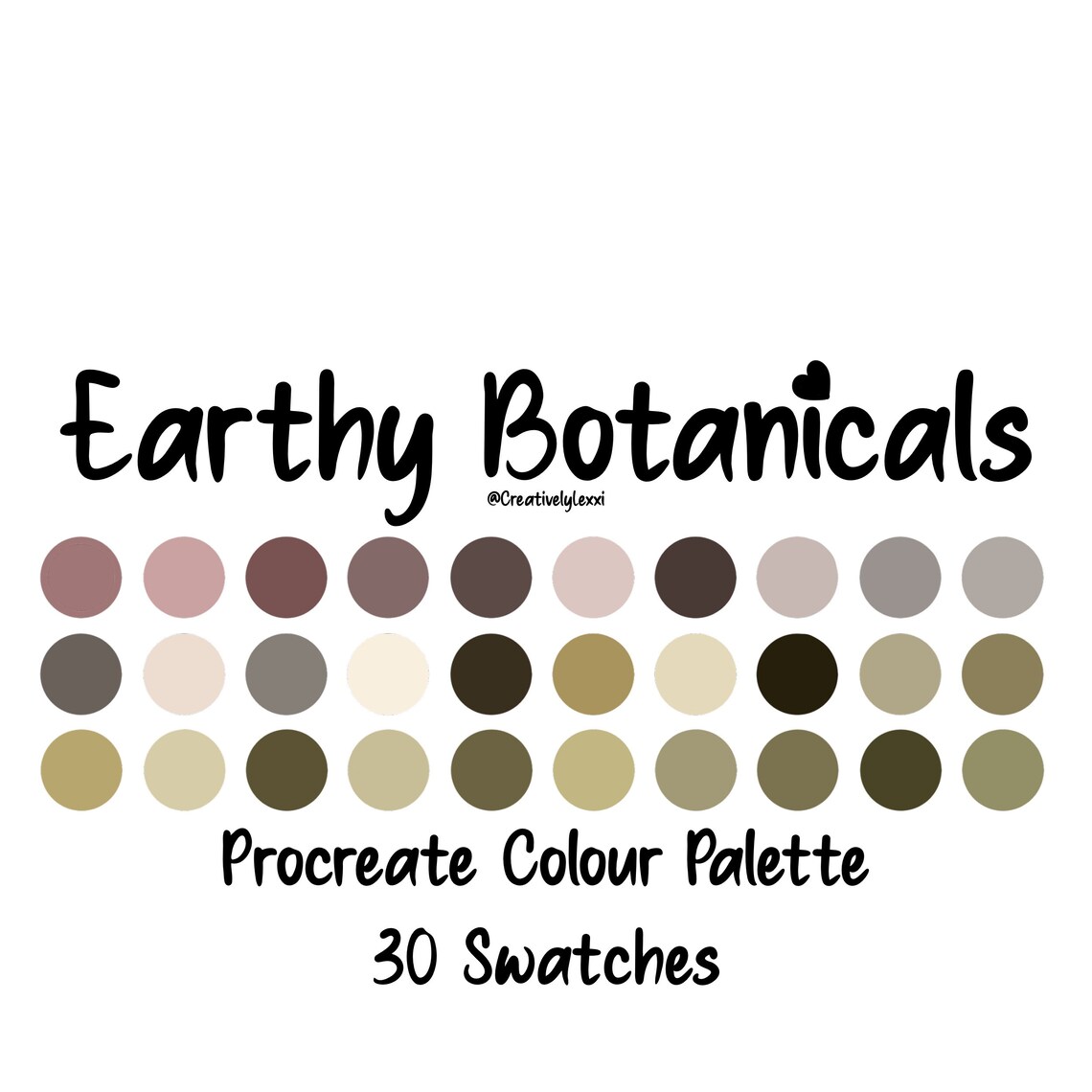 Procreate Color Palette Procreate Swatches Procreate Art Ipad Illustration Etsy