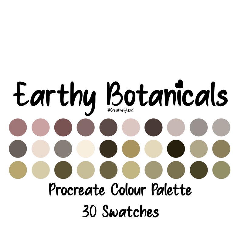 Procreate Color Palette, Procreate Swatches, Procreate Art, iPad ...