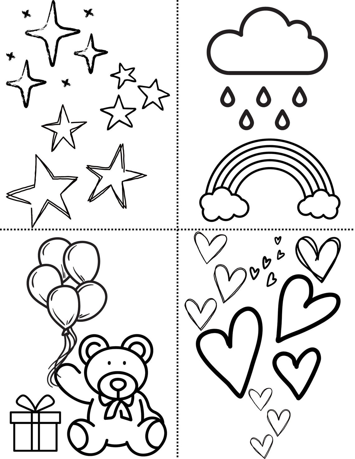 Mini Coloring Pages Fun - Etsy
