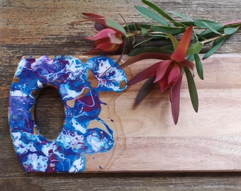 Resin cutting board | Etsy