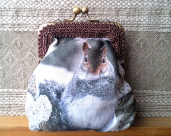 Squirrel purse | Etsy