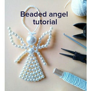 How to Make Beaded Angel, Beaded Angel Tutorial, English Beading ...