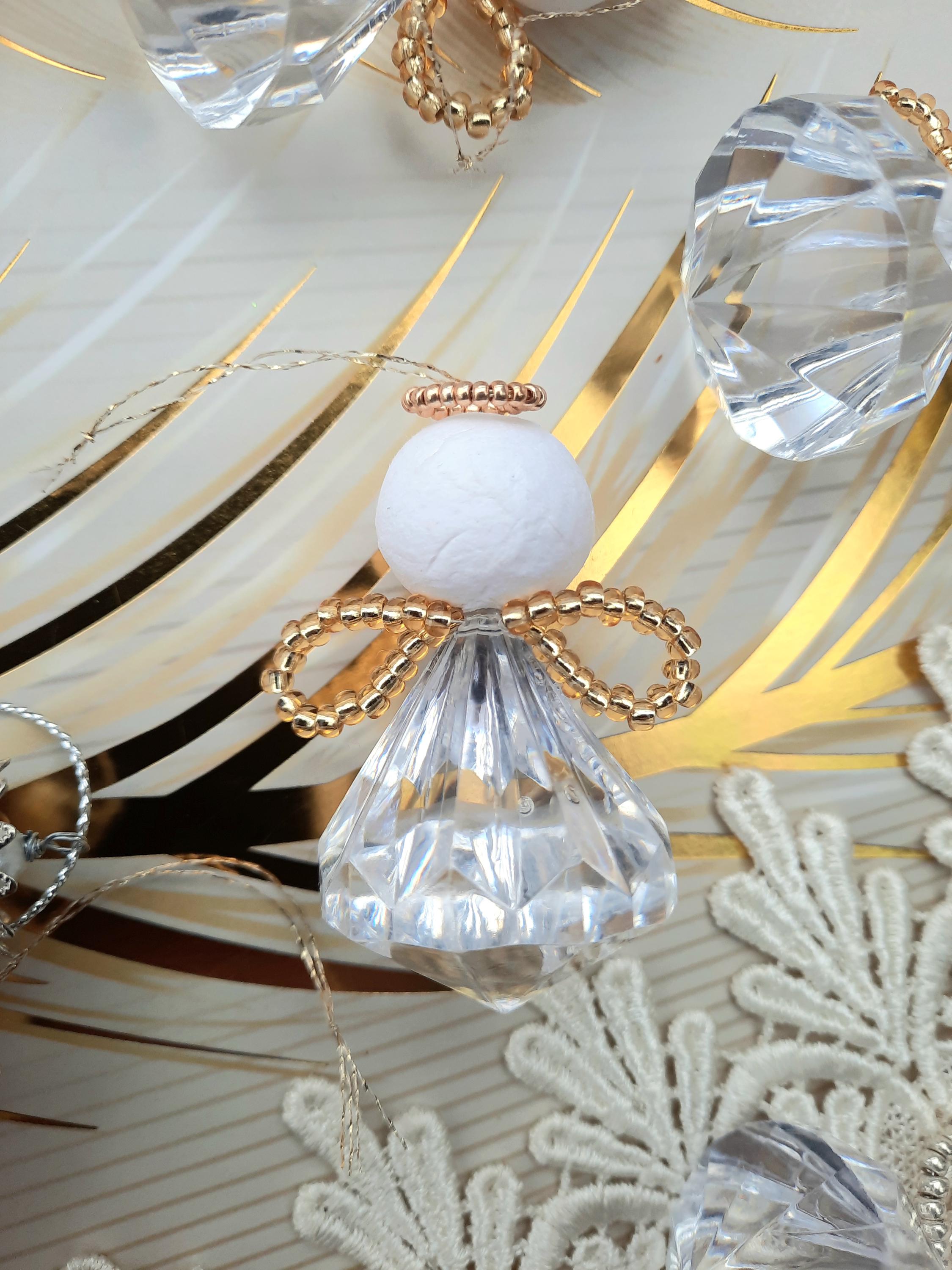 Memory Angel Ornament, Sun Catcher Angel, Gift Tag, Baby Shower Favor ...