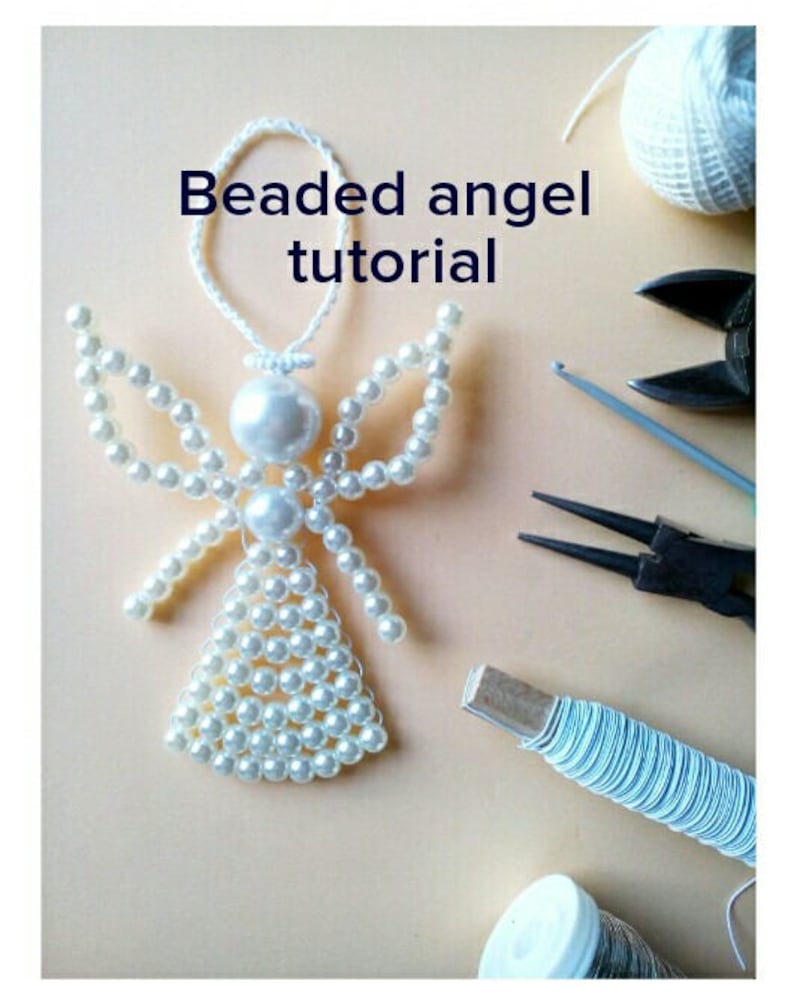 How to make beaded angel Beaded angel tutorial Beading | Etsy