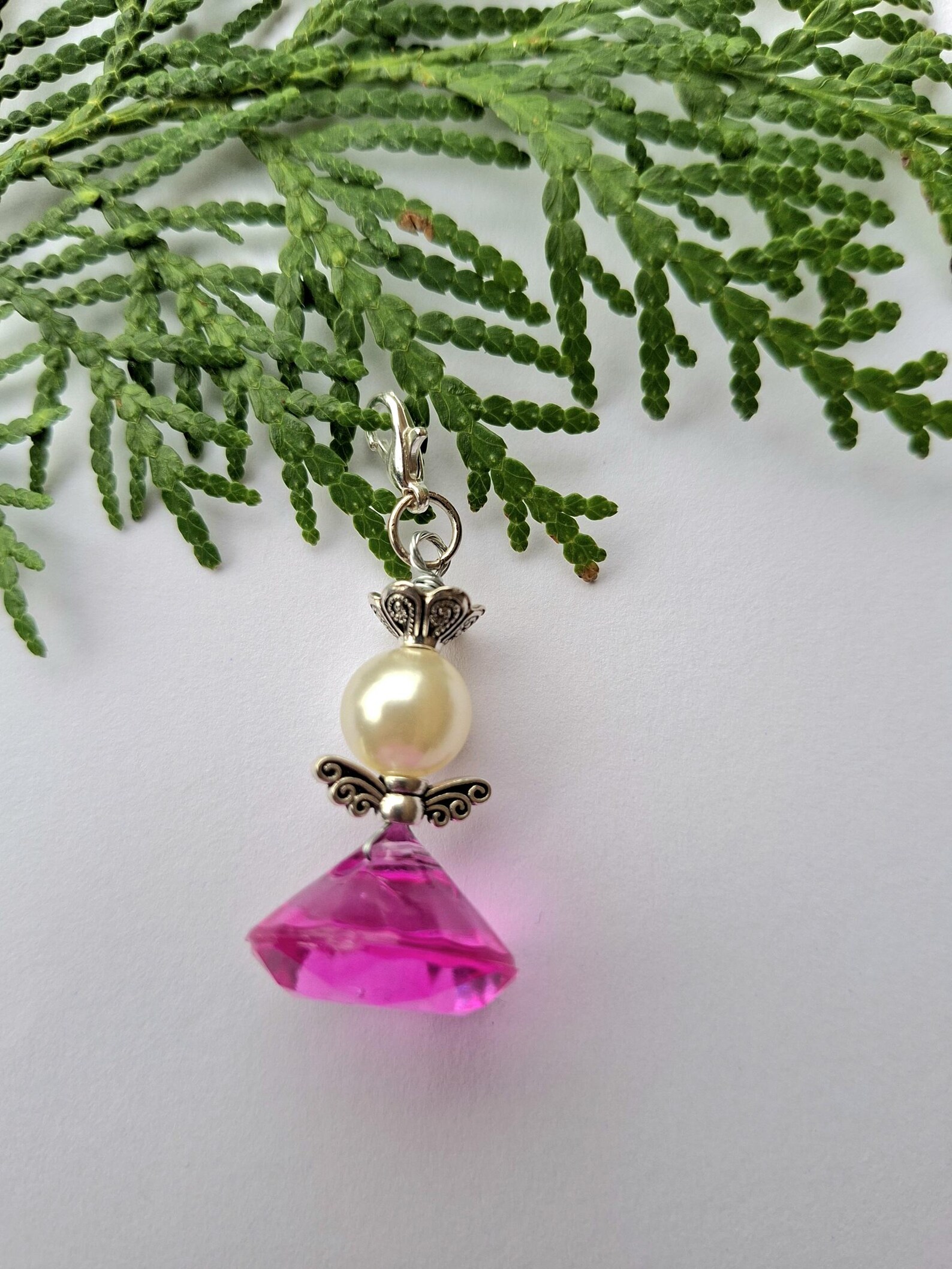 Pocket Hug Angel Lucky Charm | Zip Charm | Handmade Guardian Spiritual ...