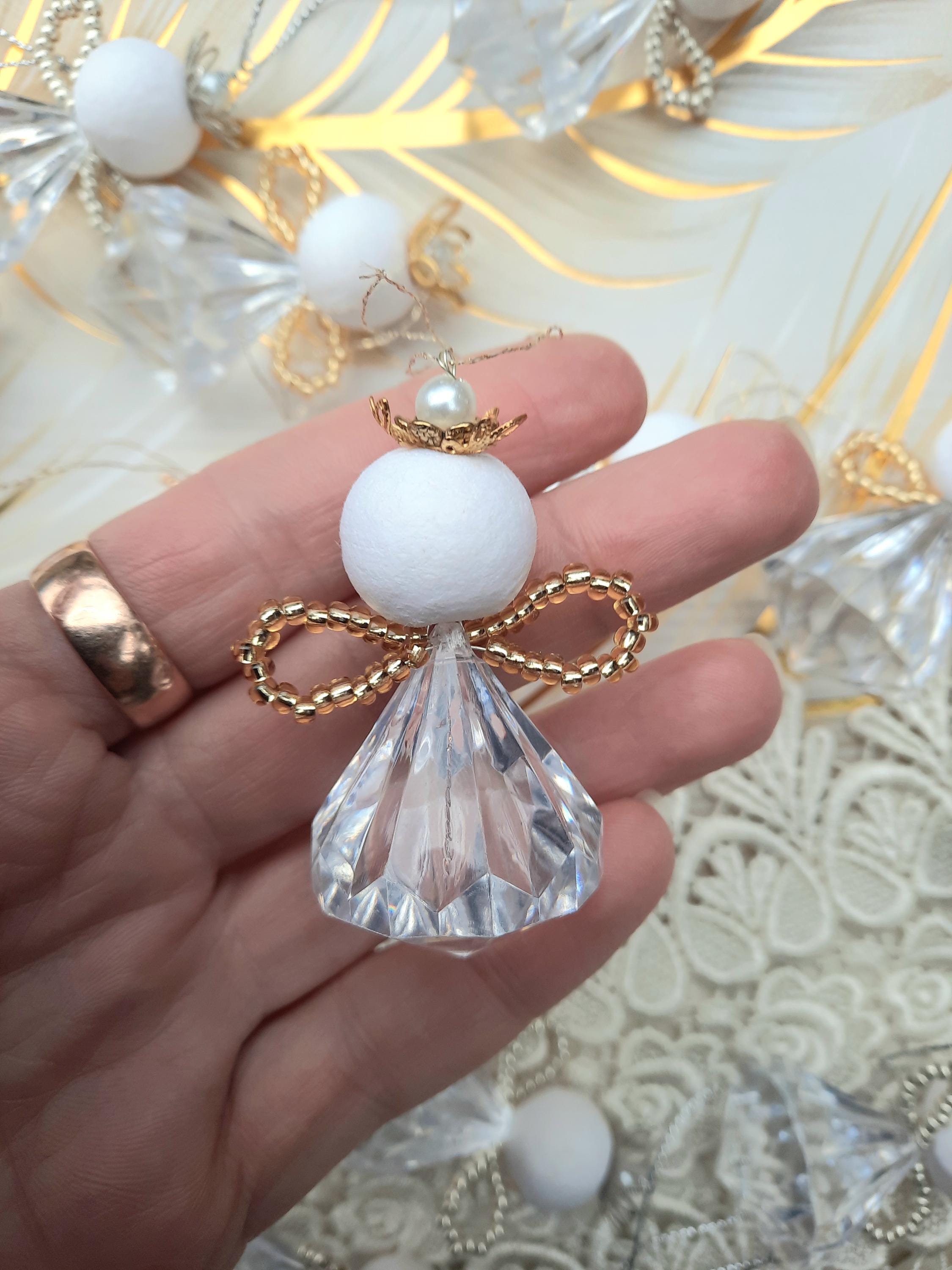 Memory Angel Ornament, Sun Catcher Angel, Gift Tag, Baby Shower Favor ...