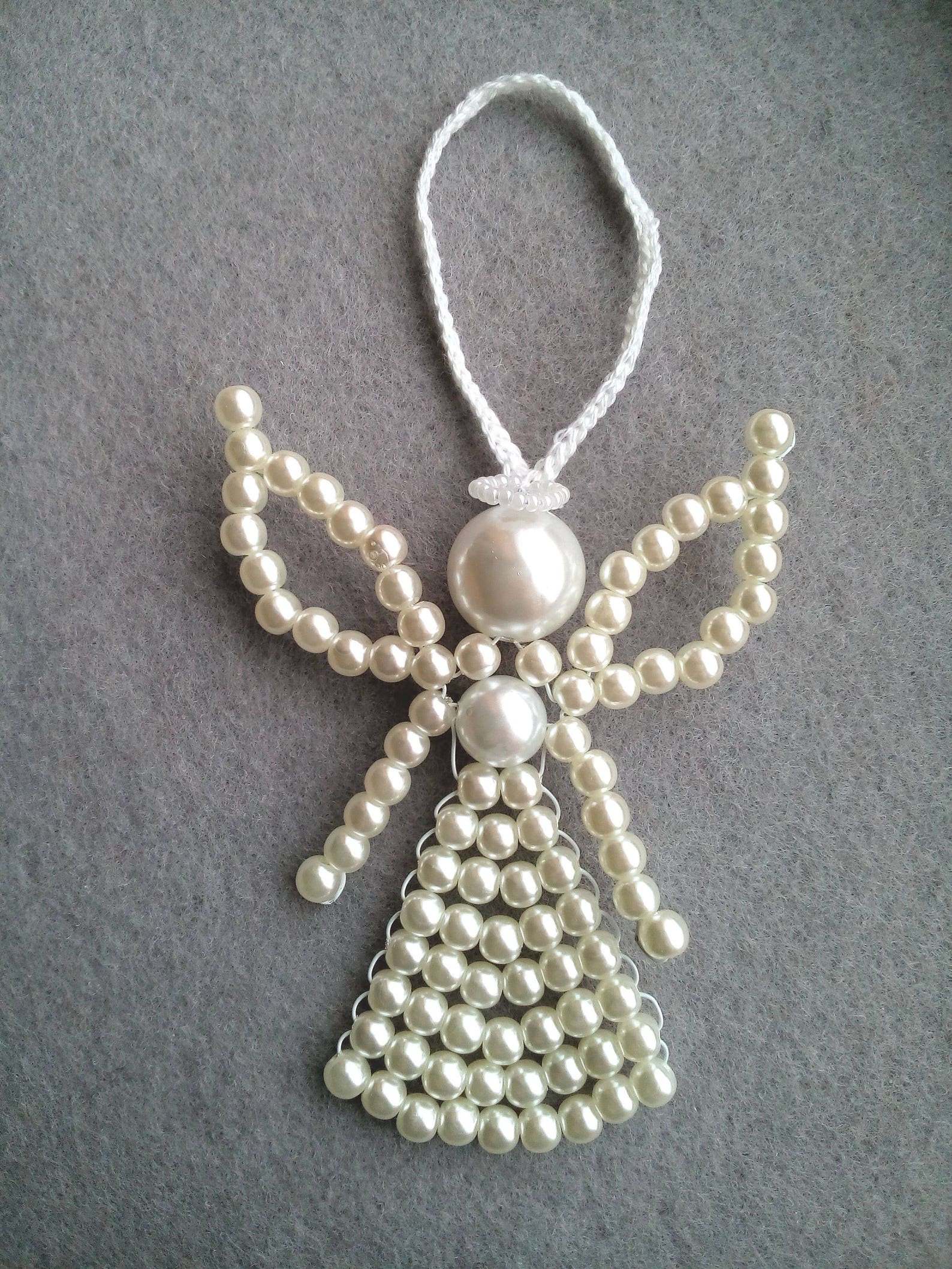How to Make Beaded Angel, Beaded Angel Tutorial, English Beading ...