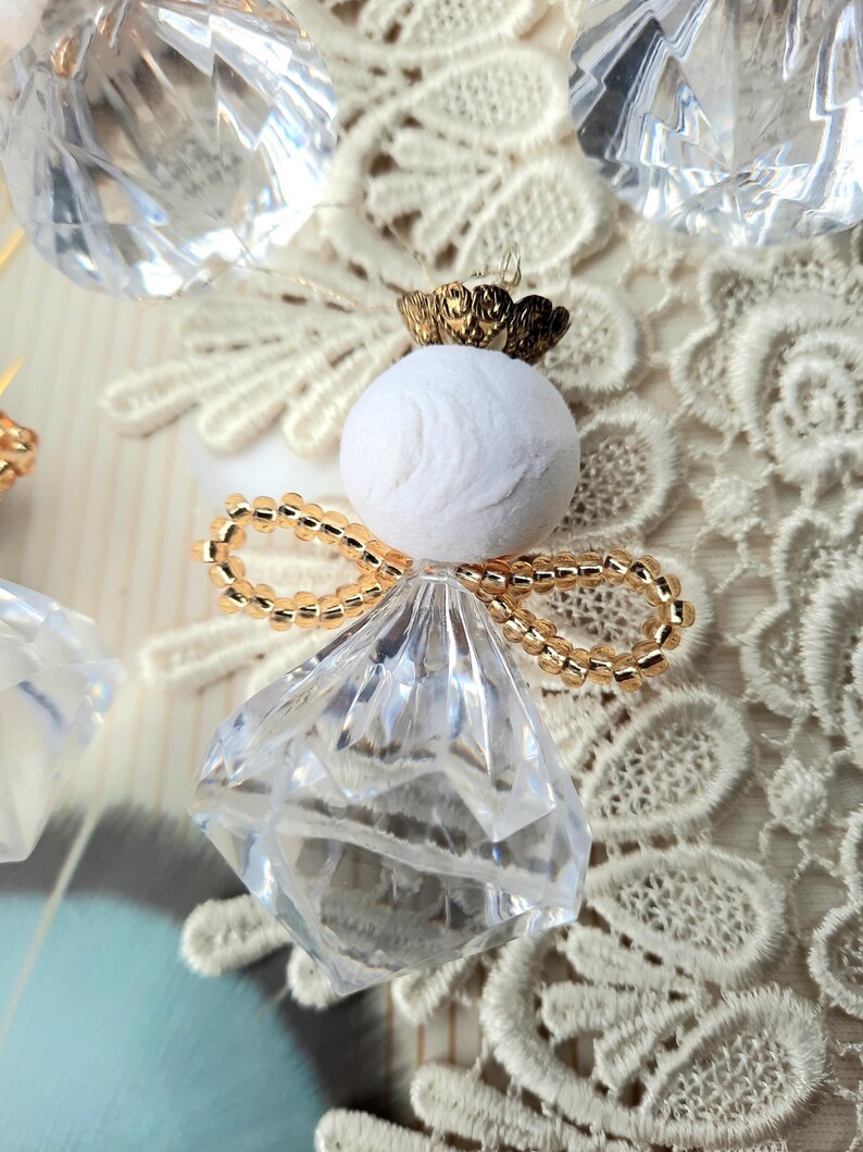 Memory Angel Ornament, Sun Catcher Angel, Gift Tag, Baby Shower Favor ...