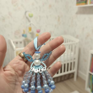Custom Name Angel | Handmade Personalized Gift Angel Charm | Baptism ...