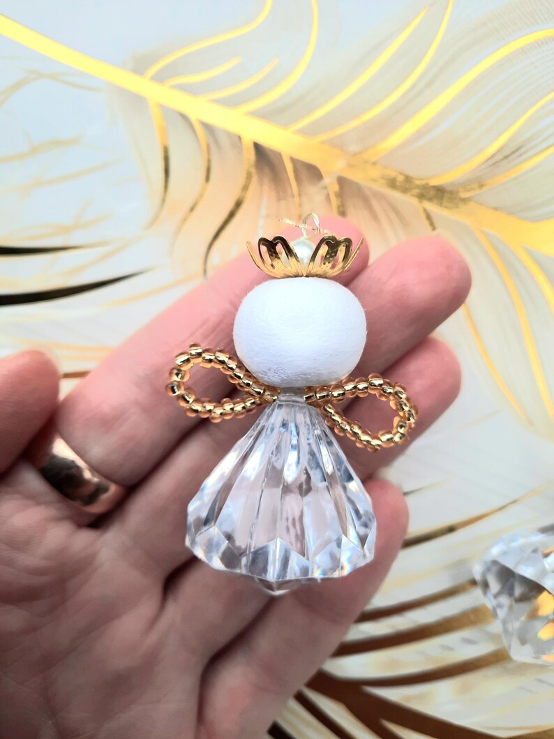 Memory Angel Ornament, Sun Catcher Angel, Gift Tag, Baby Shower Favor ...
