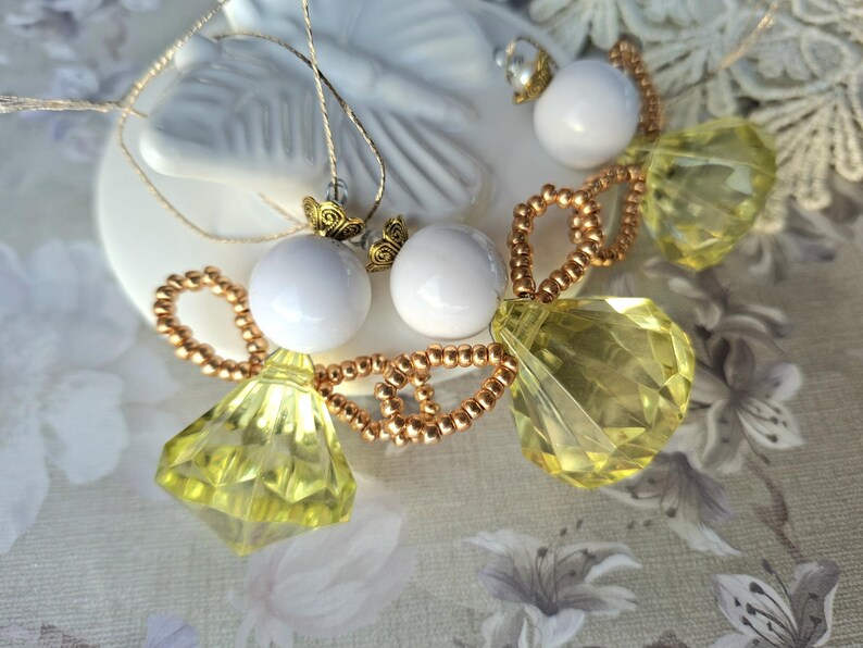 Memory Angel Ornament, Sun Catcher Angel, Gift Tag, Baby Shower Favor ...