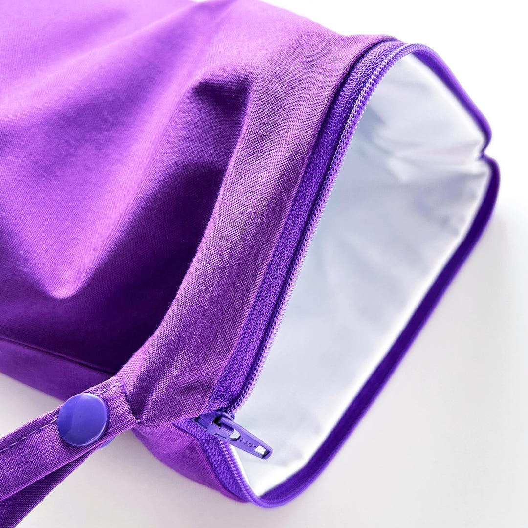 Solid Wet Bag – Classic Waterproof Zipper Bag for Everyday Use ...
