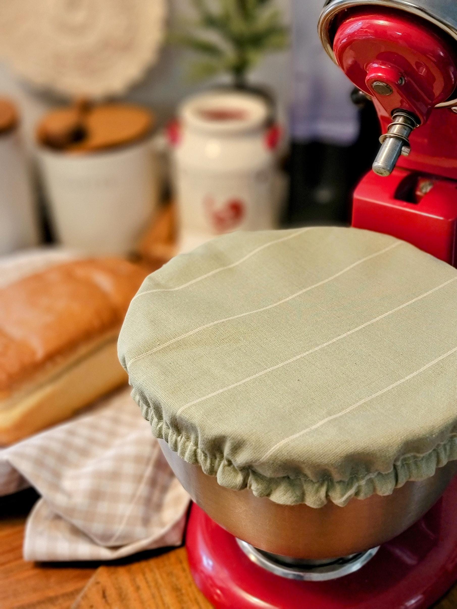 Handmade Cotton Mixing Bowl Cover: Kitchenaid Compatible, Reusable - Etsy