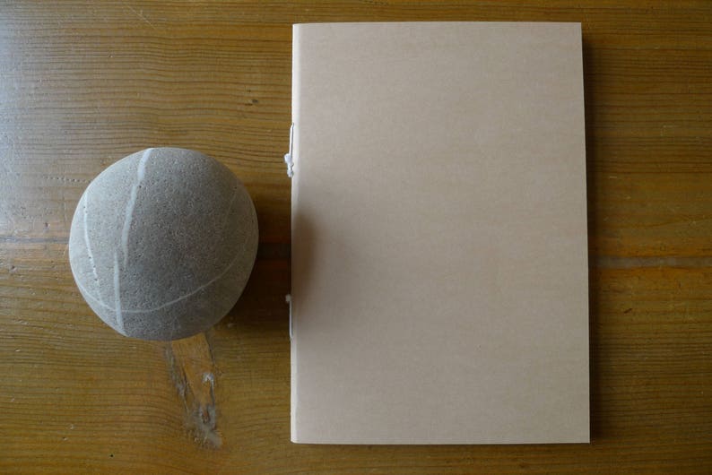 Handmade Plain Notebook Sewn by Hand Plain Notebook for You - Etsy