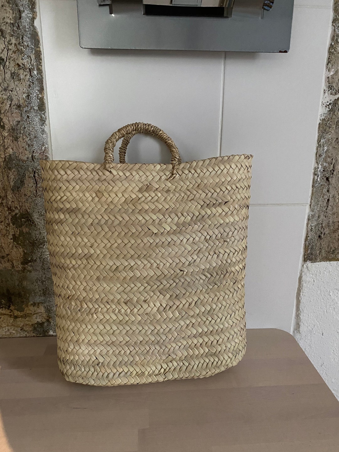 Basket in Palm From the Algarve, Portugal - Etsy