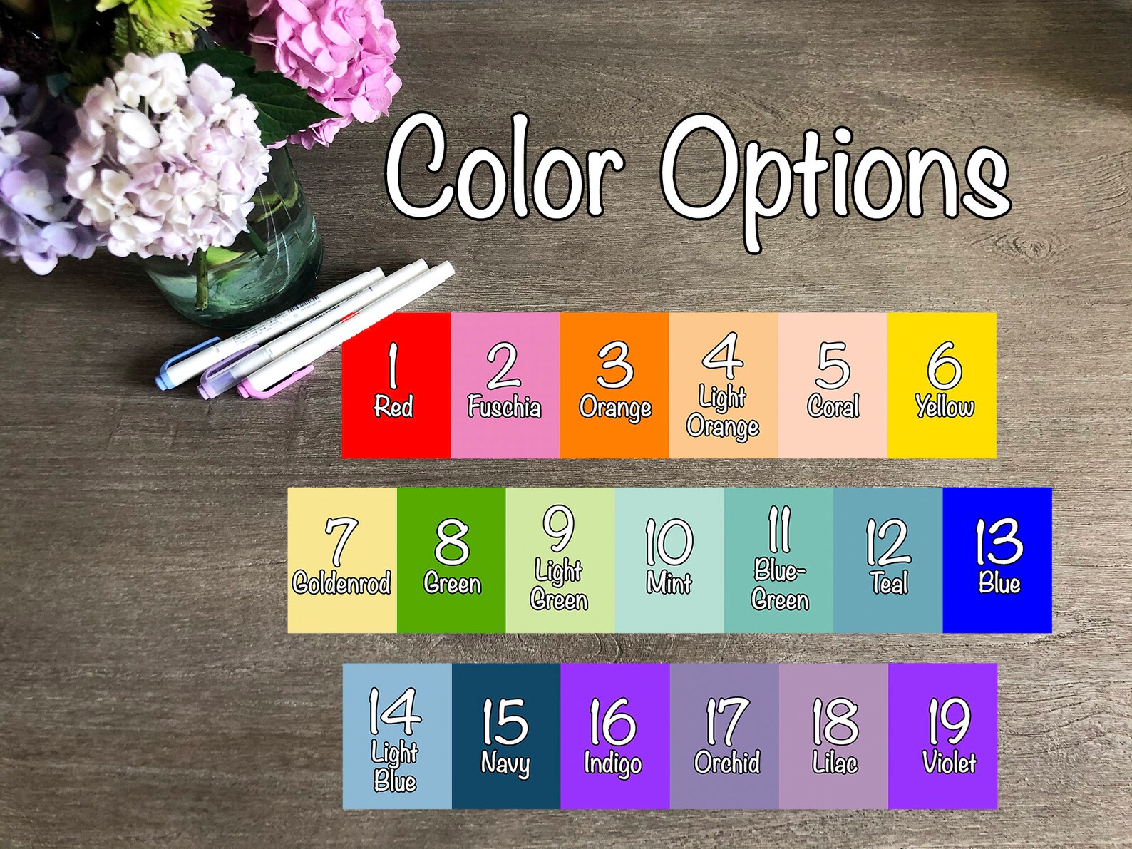 Today MATTE Header Stickers 40 Made for Vertical Planners | Etsy