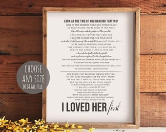 I Loved First Song | Etsy