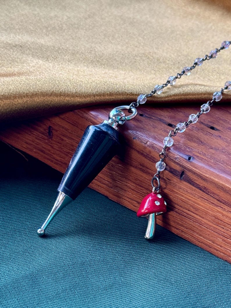Hand-turned Bison Horn Pendulum With Durable Cotton Cord for Divination ...