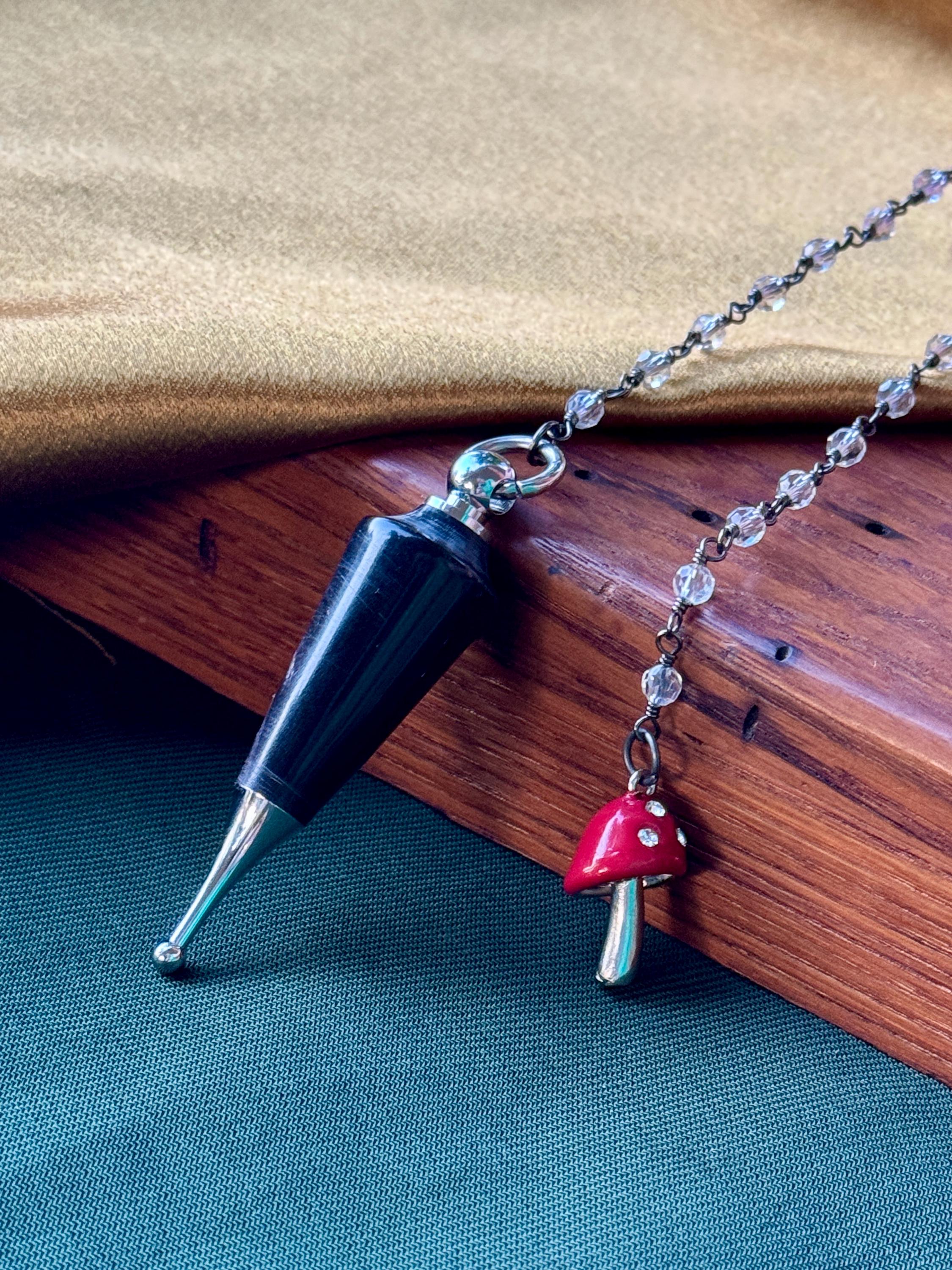 Hand-turned Bison Horn Pendulum With Durable Cotton Cord for Divination ...