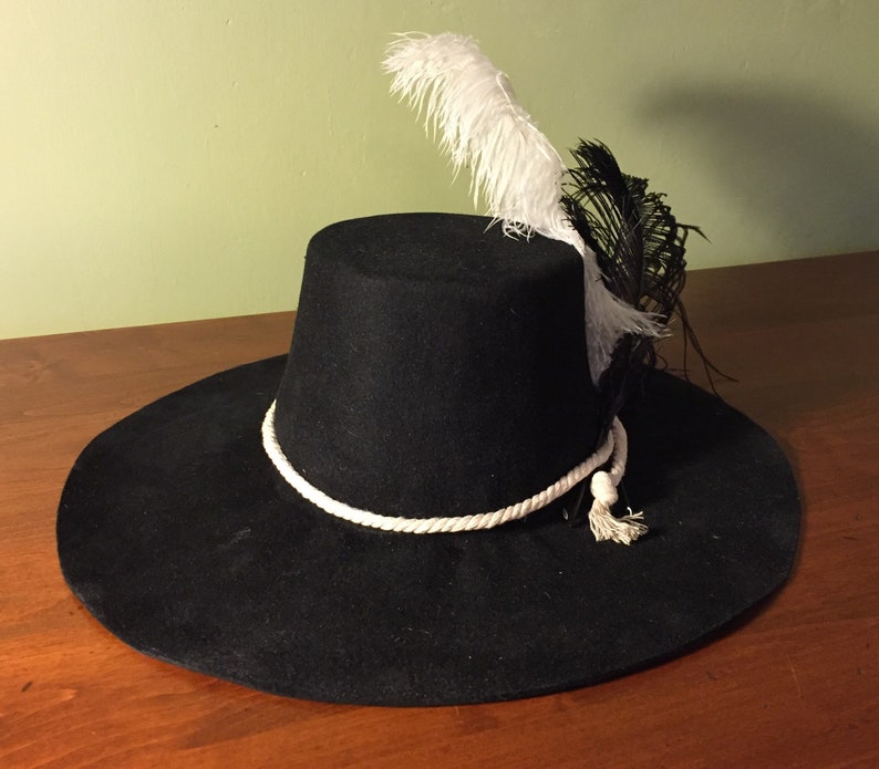 Pilgrim 17th Century Fur Felt Hat - Etsy