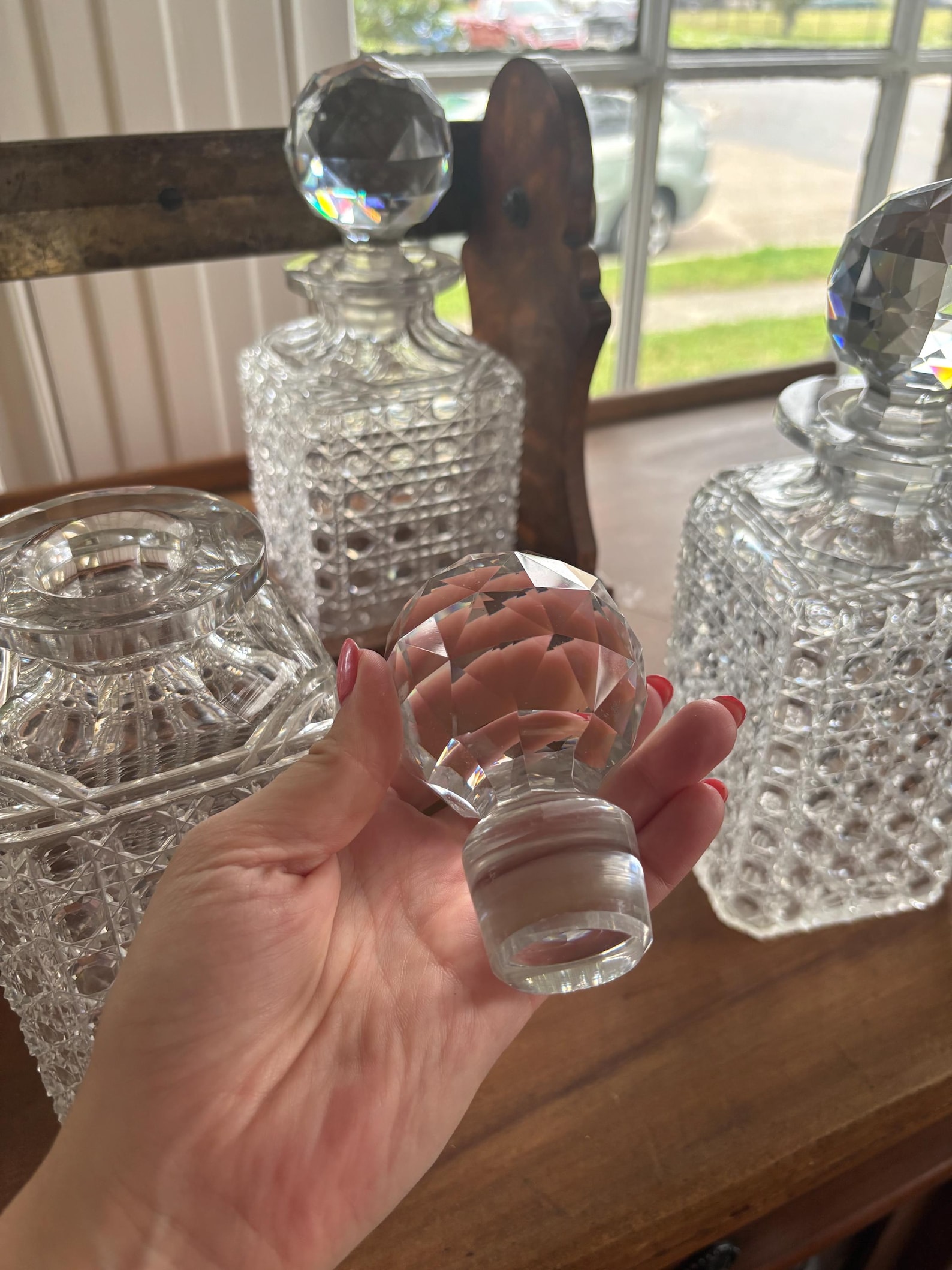 RARE 19th Century Betjemann Tantalus Decanter Set - Etsy