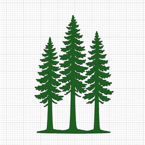 Redwood Trees Vinyl Car Decal Sticker - Etsy