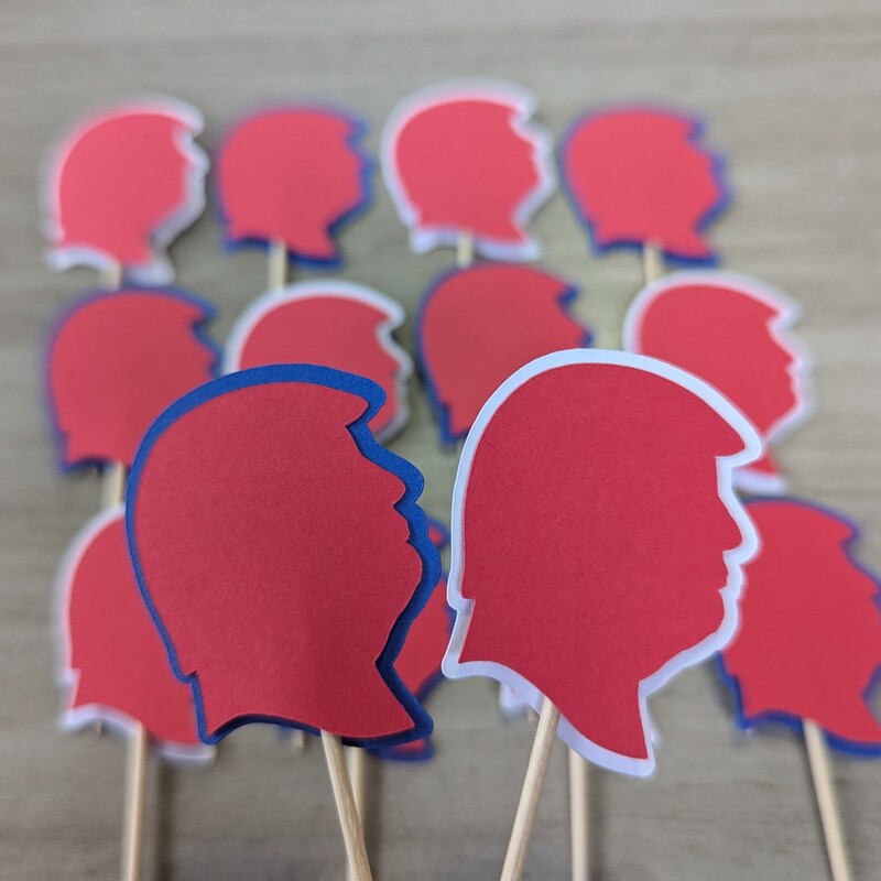 Trump Cupcake Toppers - Etsy