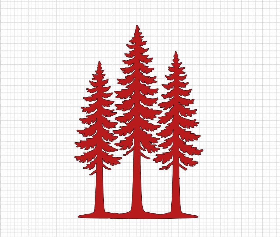 Redwood Trees Vinyl Car Decal Sticker - Etsy