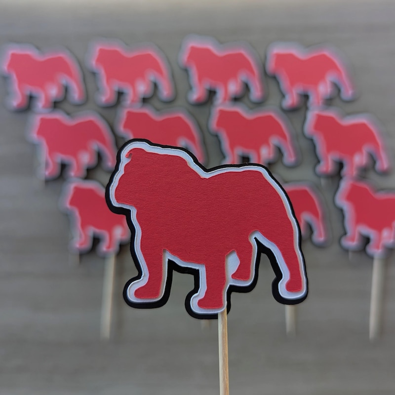 Bulldog Cake Topper - Etsy