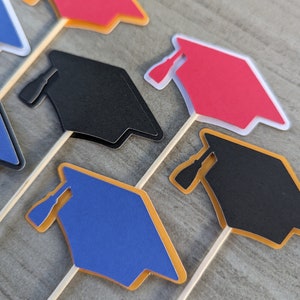 Graduation Cap Cupcake Toppers - Etsy