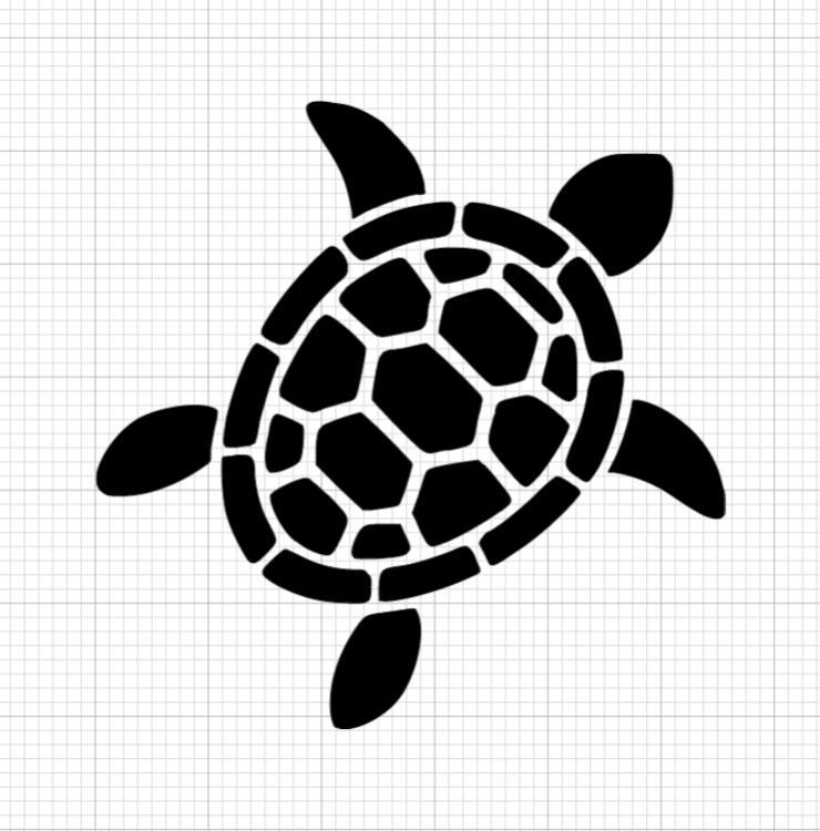 Sea Turtle Vinyl Car Decal Sticker - Etsy