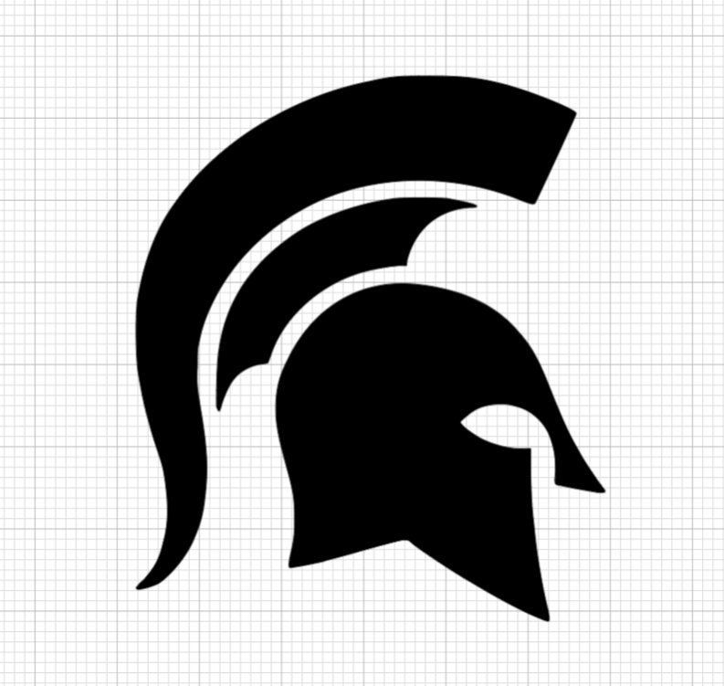 Trojan Spartan Helmet Vinyl Car Decal Sticker - Etsy