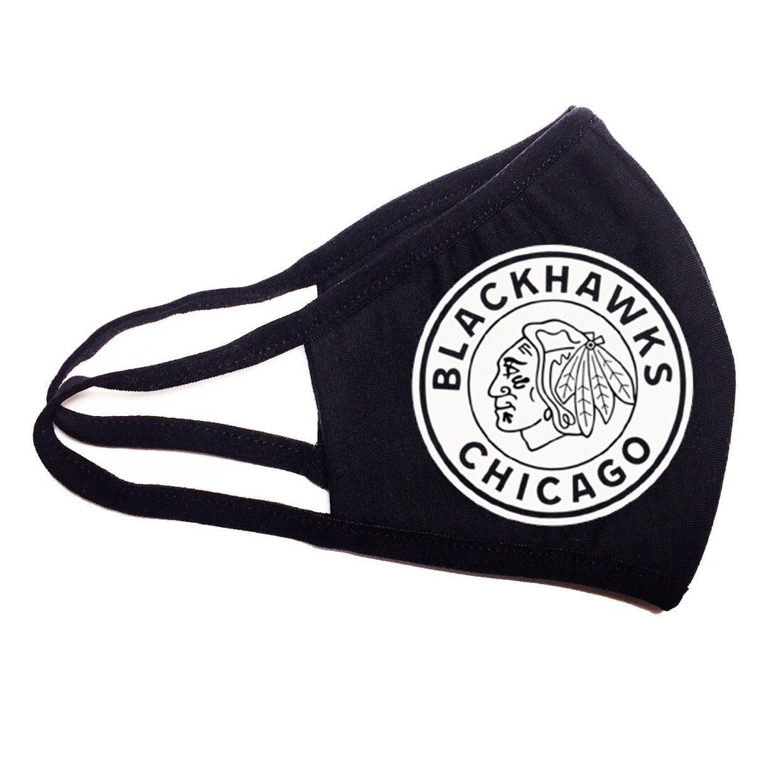 Chicago Hawks Face Mask Cloth Mask Washable Mask Chicago - Etsy
