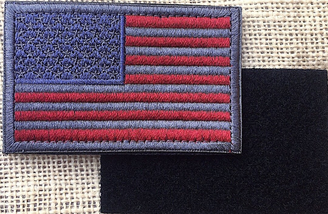 Tactical USA Flag Patch Velcro America Patch Velcro Police - Etsy