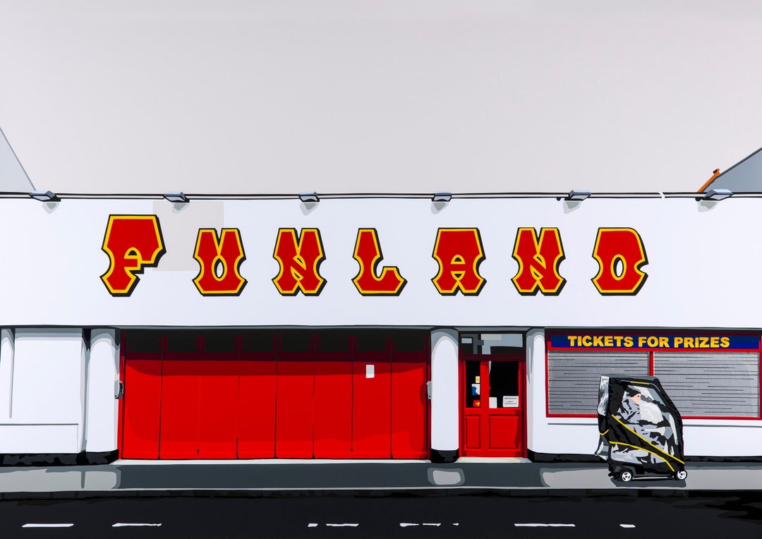 Funland Arcade Print, British Seaside Art, Limited Edition - Etsy