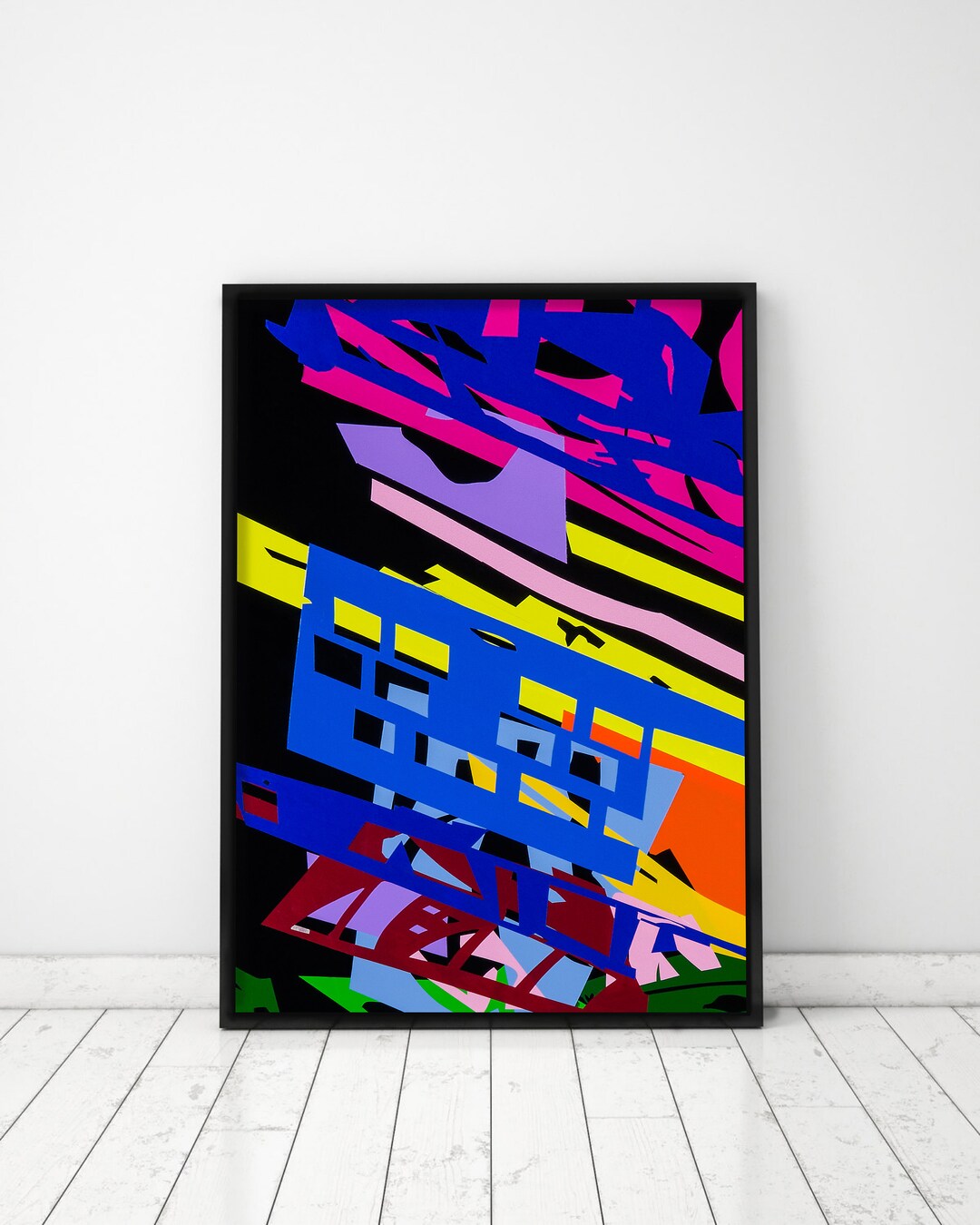Buy ABCD 1 Abstract Art. Fine Art Print. Online in India - Etsy