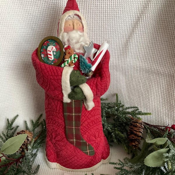 Handmade Santas - Etsy