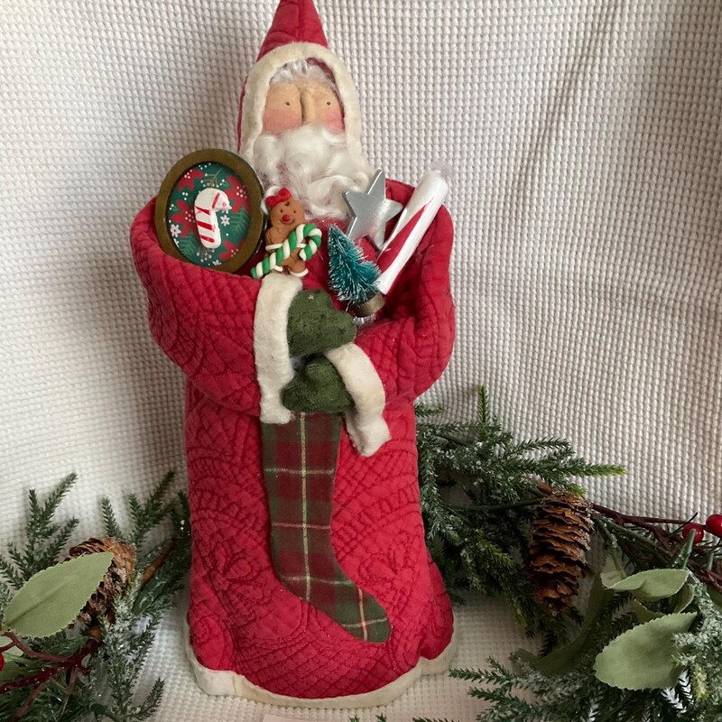 Handmade Santas - Etsy