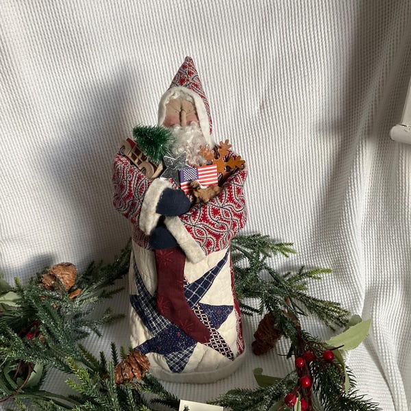 Handmade Santas - Etsy