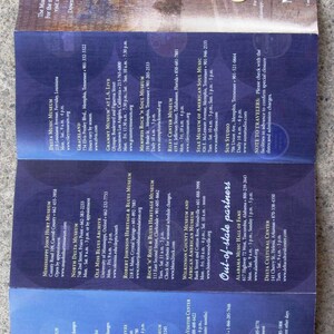 MISSISSIPPI BLUES Musicians Birthplace Map Poster + Free Mississippi ...