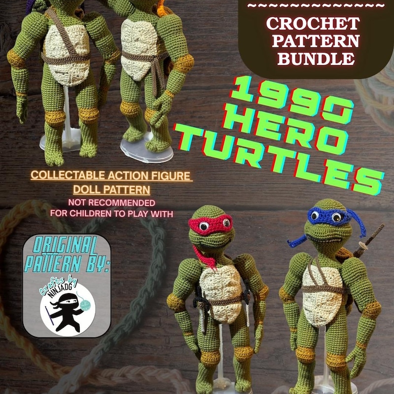 Tmnt Crochet - Etsy