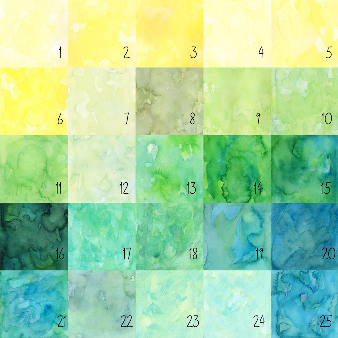 Watercolor Texture Collection 100 Unique and Handcrafted Textures in ...