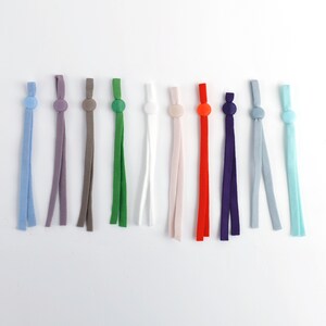 Adjustable Elastic for Face Mask, Pre Cut Ear Loops Elastic for Masks ...