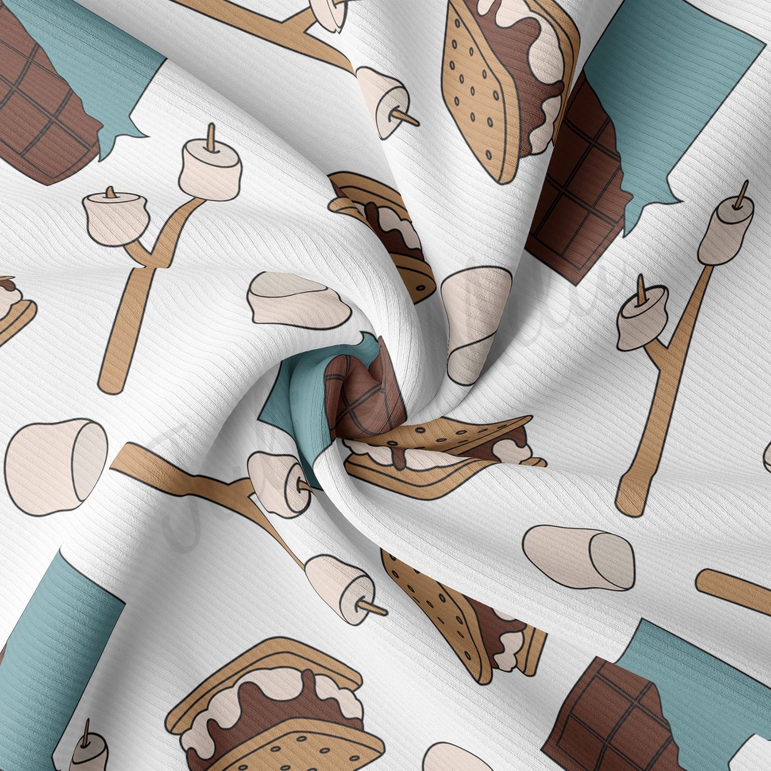 Rib Knit Fabric by the Yard Ribbed Jersey Stretchy Soft Polyester ...