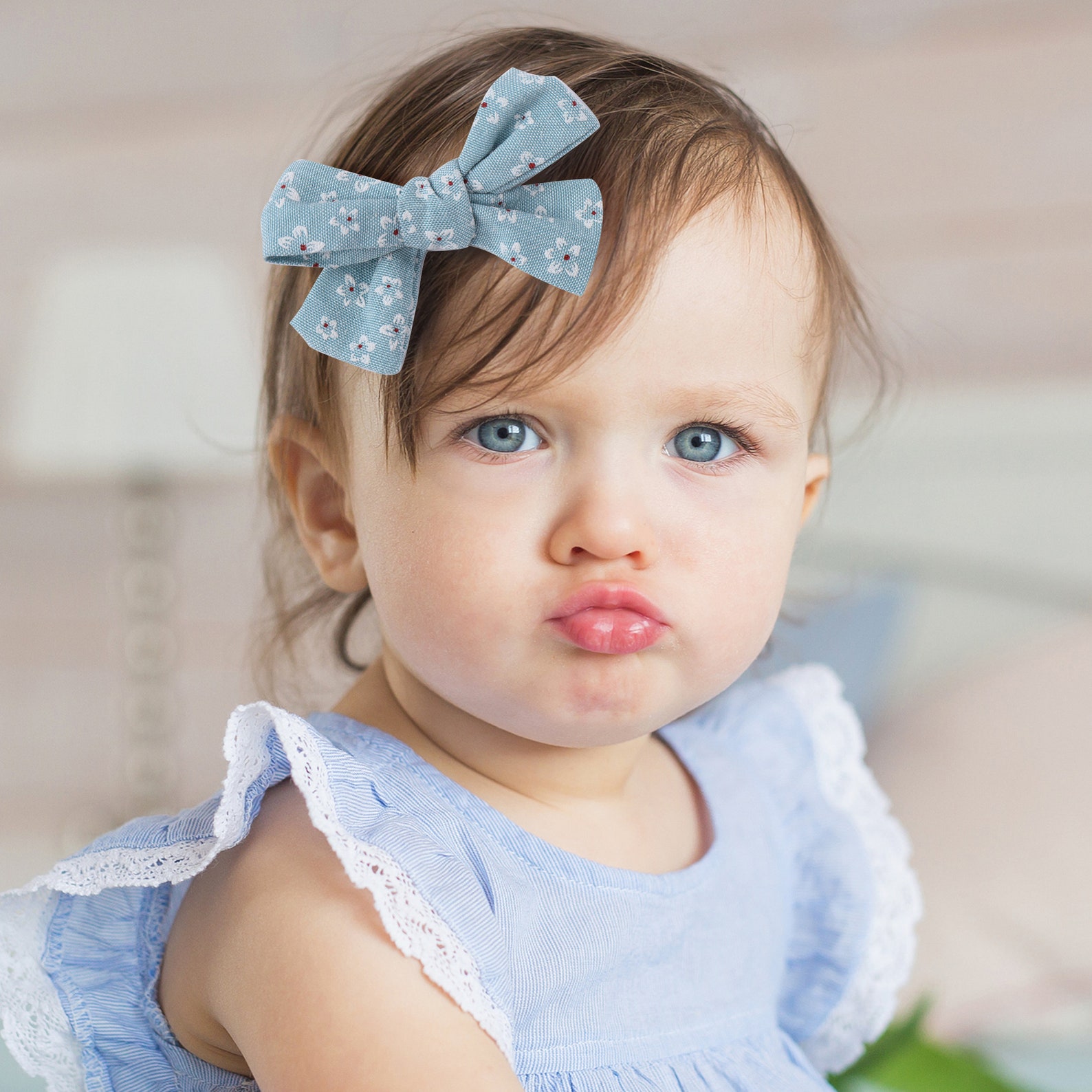 Linen Hair Bow Clips Bows for Toddlers Girls School Bow Bows - Etsy