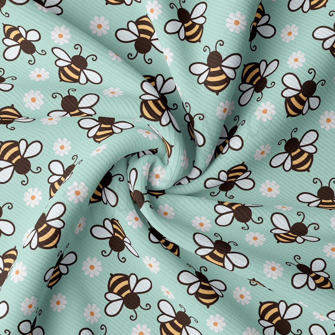 Rib Knit Fabric by the Yard Ribbed Jersey Stretchy Soft Polyester ...