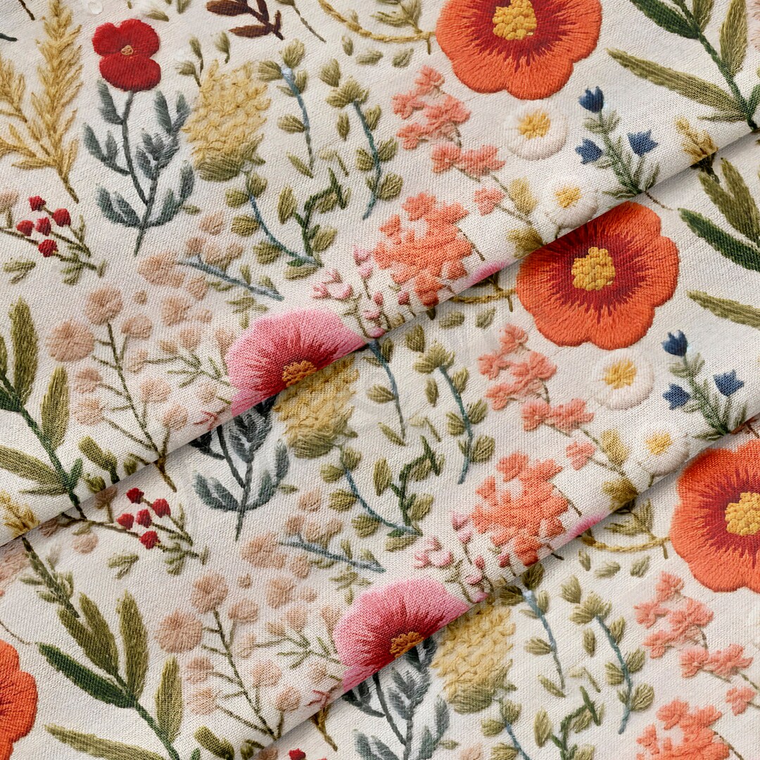 100% Cotton Fabric by the Yard Printed in USA Cotton Sateen - Cotton ...