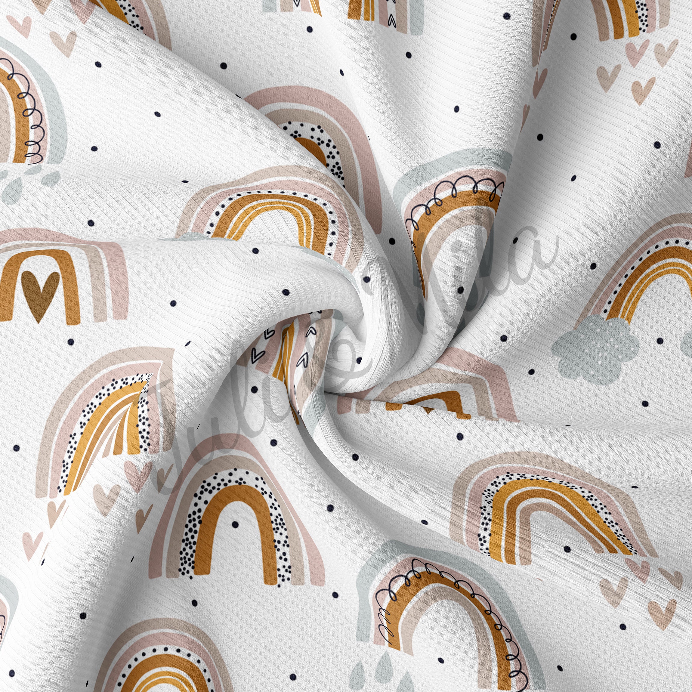 Rib Knit Fabric by the Yard Ribbed Jersey Stretchy Soft - Etsy